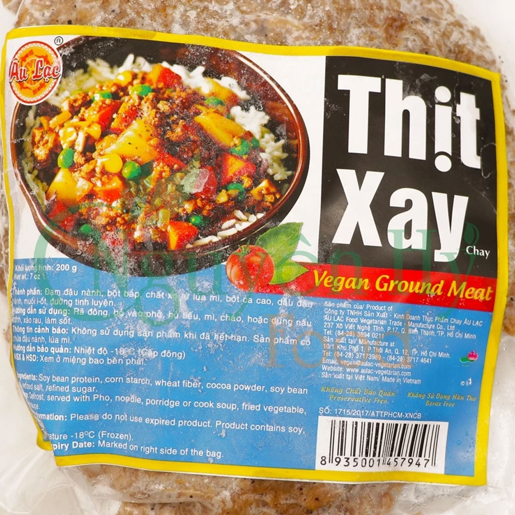 Phong Vân | Thịt Xay Chay Âu Lạc 200g