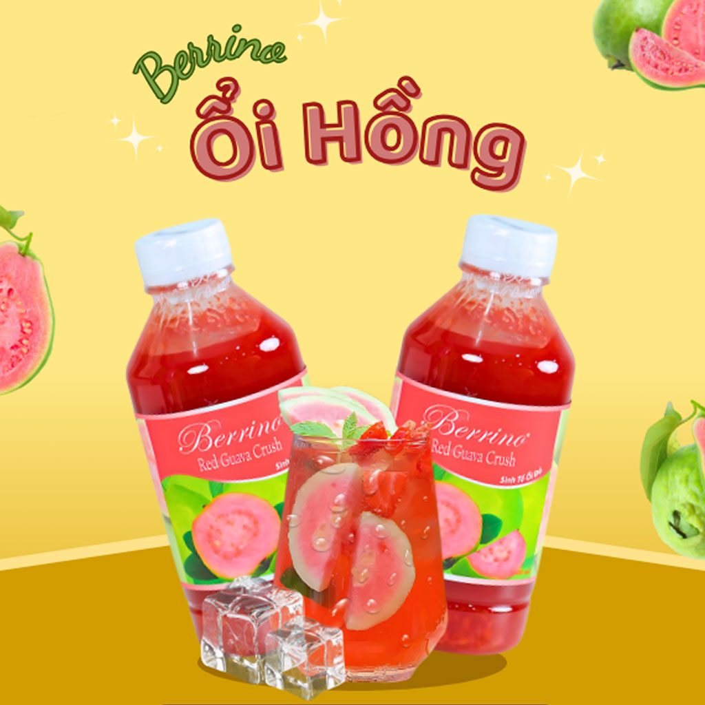 Phong Vân | Sinh tố ổi hồng Berrino Red Guava Crush 1L