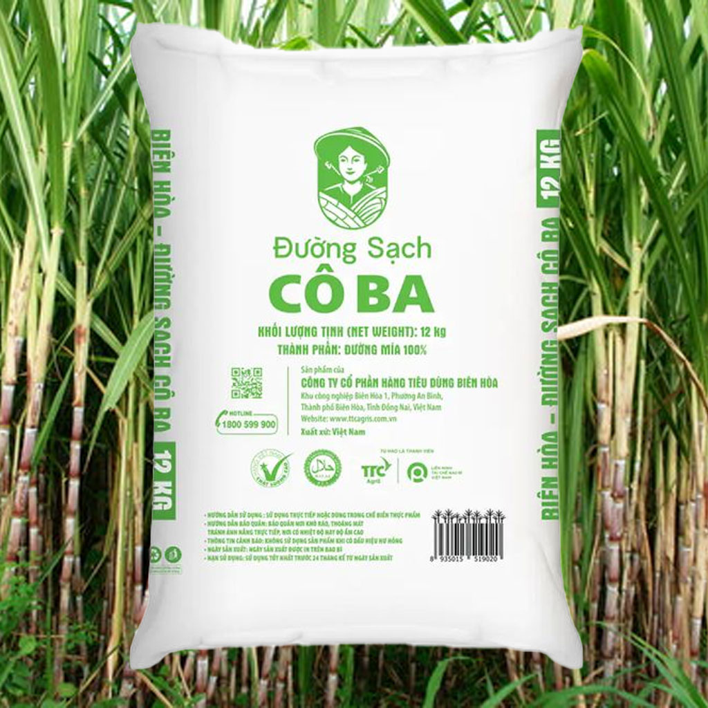 Phong Vân | Đường trắng Cô Ba bao 12kg