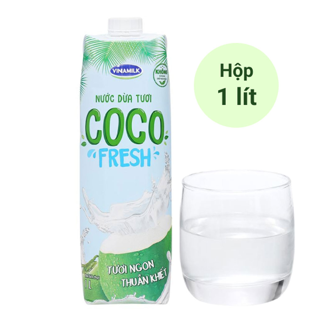 Phong Vân | Nước dừa tươi Vinamilk Coco Fresh 1 lít