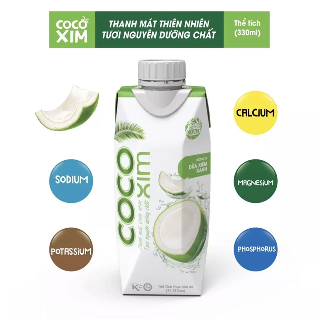 Phong Vân | Nước Dừa Cocoxim Coconut Water Original 330ml