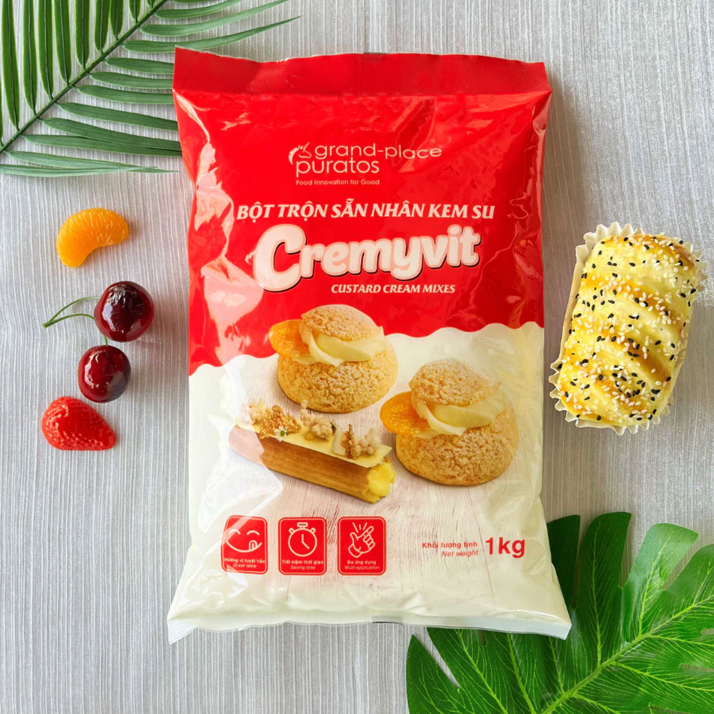 Phong Vân | Bột trộn nhân kem su Cremyvit 1kg