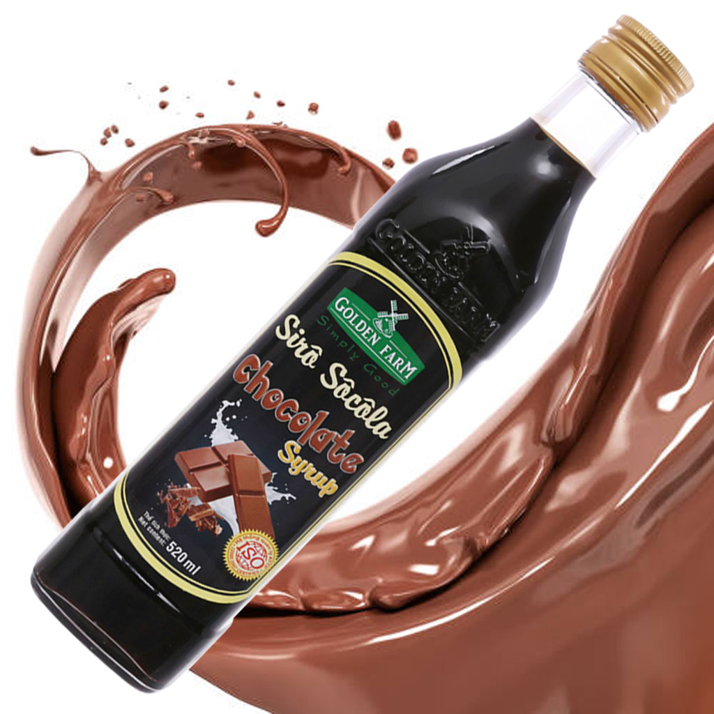 Phong Vân | Sirô sôcôla Golden Farm Chocolate Syrup 520ml