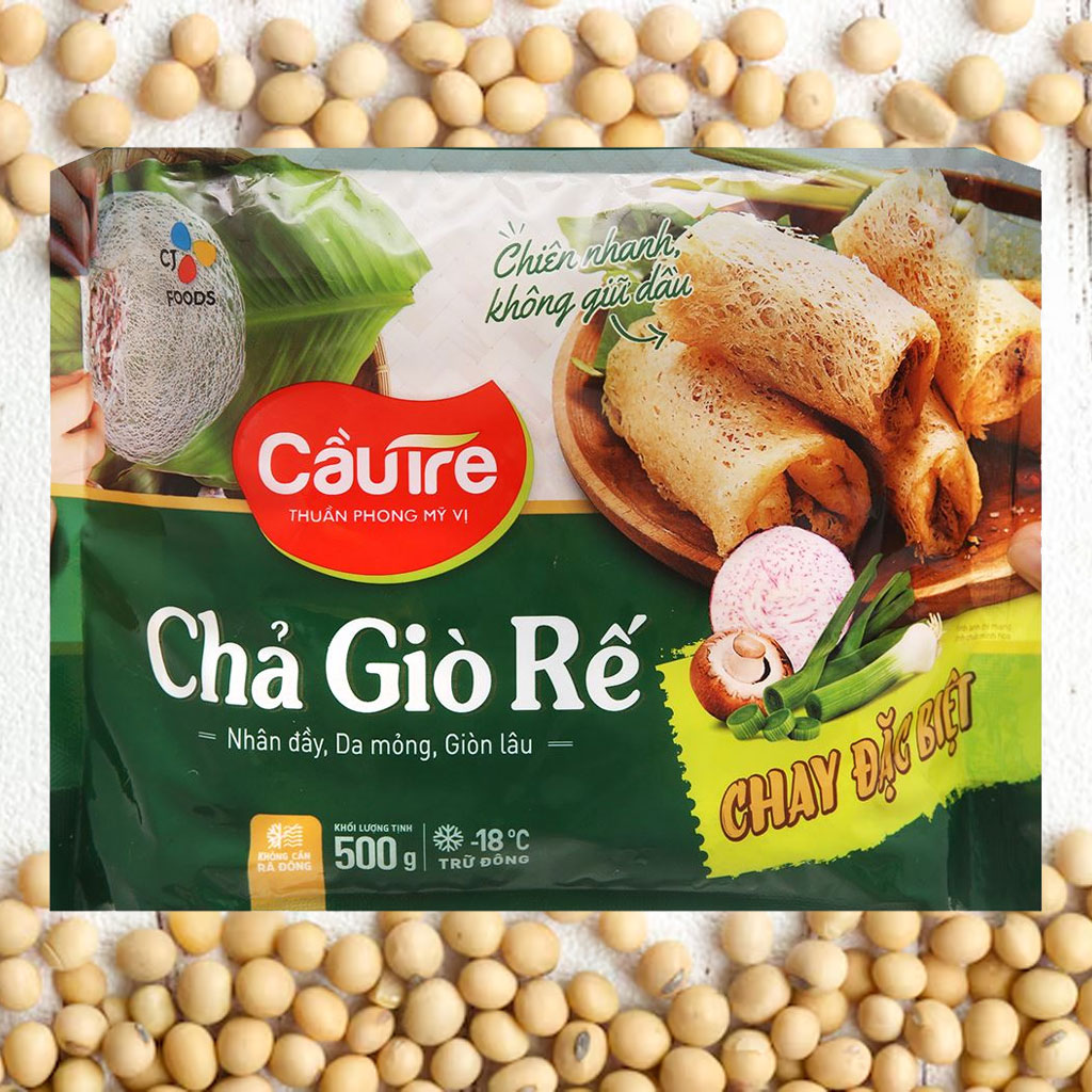 Phong Vân | Chả Giò Rế Chay Đặc Biệt Cầu Tre CJ 500g