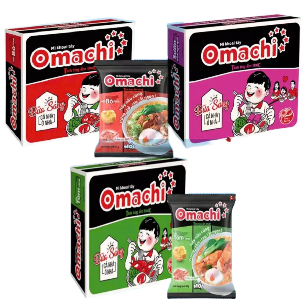Phong Vân | Mì ăn liền Omachi 80g