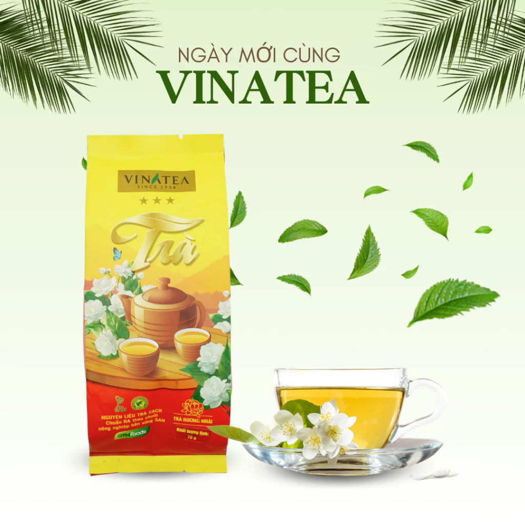 Phong Vân | Trà xanh hương nhài Vinatea 70g